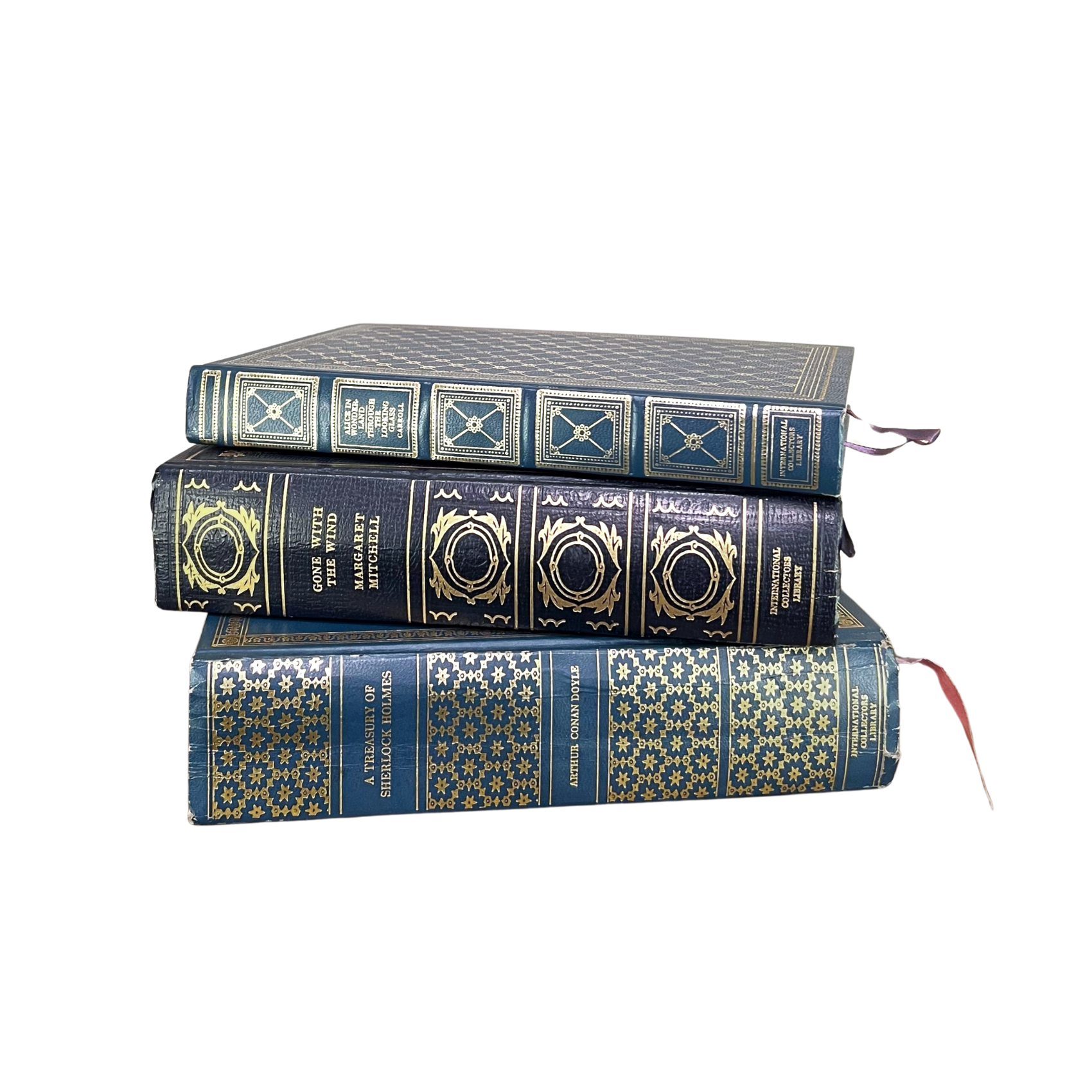 Vintage Blue Gilded Books - Classics – Source by Studio Skara
