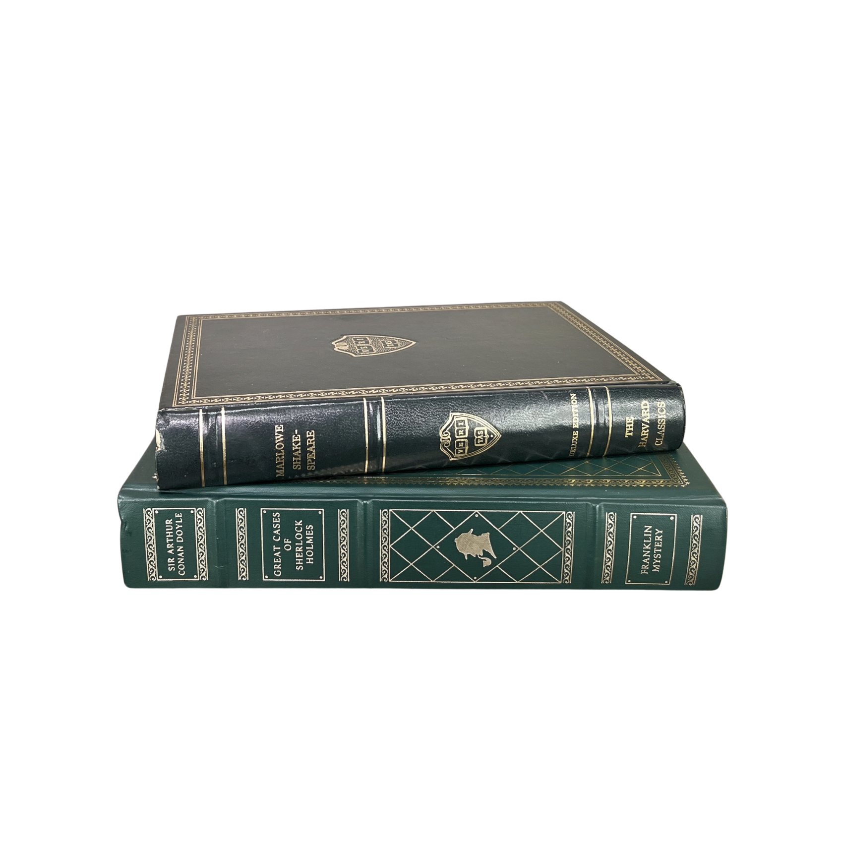 Vintage Green Gilded Books – Source by Studio Skara