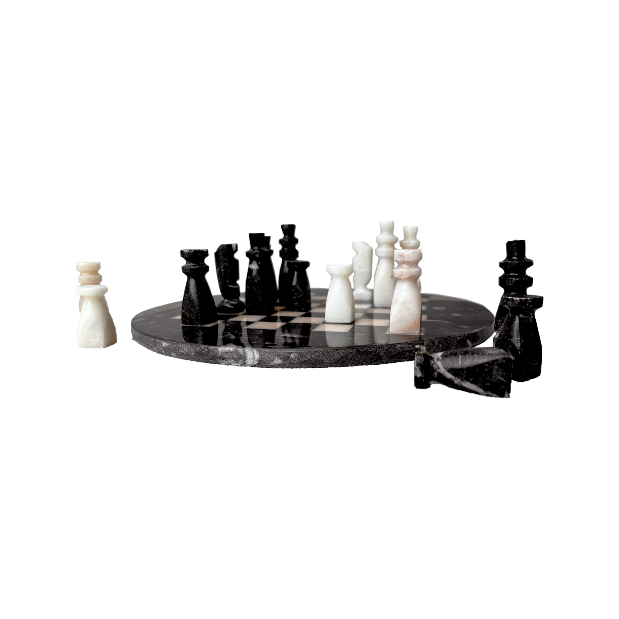Stone Chess Set – Source by Studio Skara