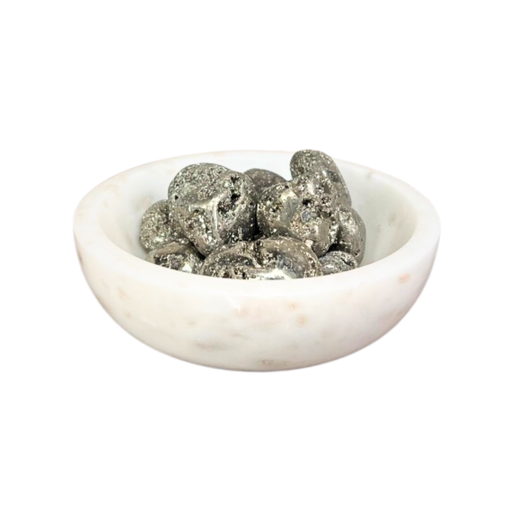 Polished Pyrite Pebbles – Source by Studio Skara