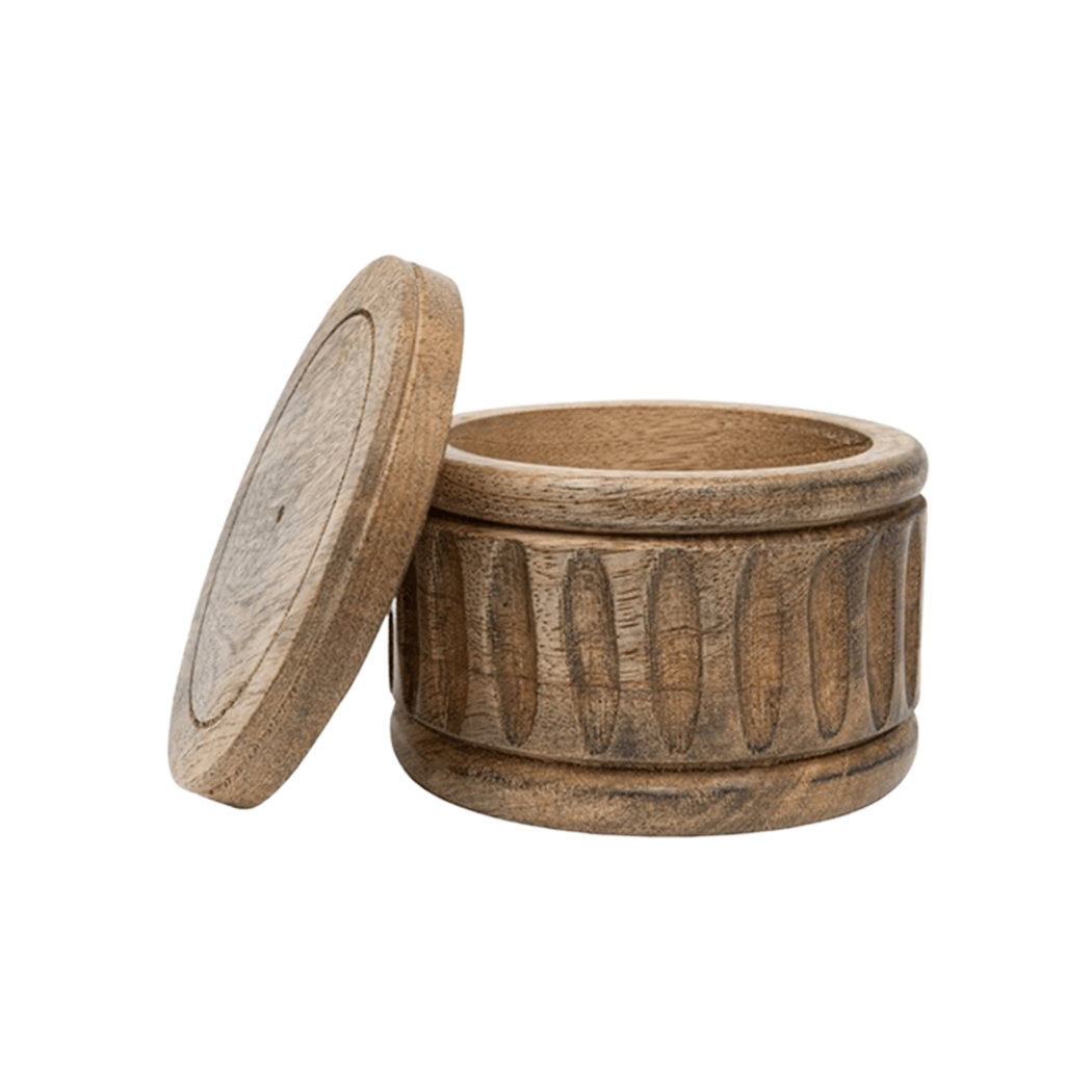 Mara Carved Salt Cellar – Source by Studio Skara